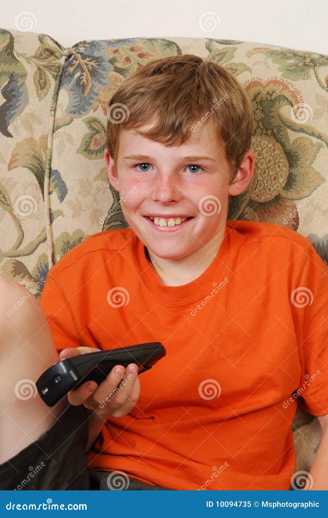 Boy watching television stock image. Image of happy, childhood - 10094735