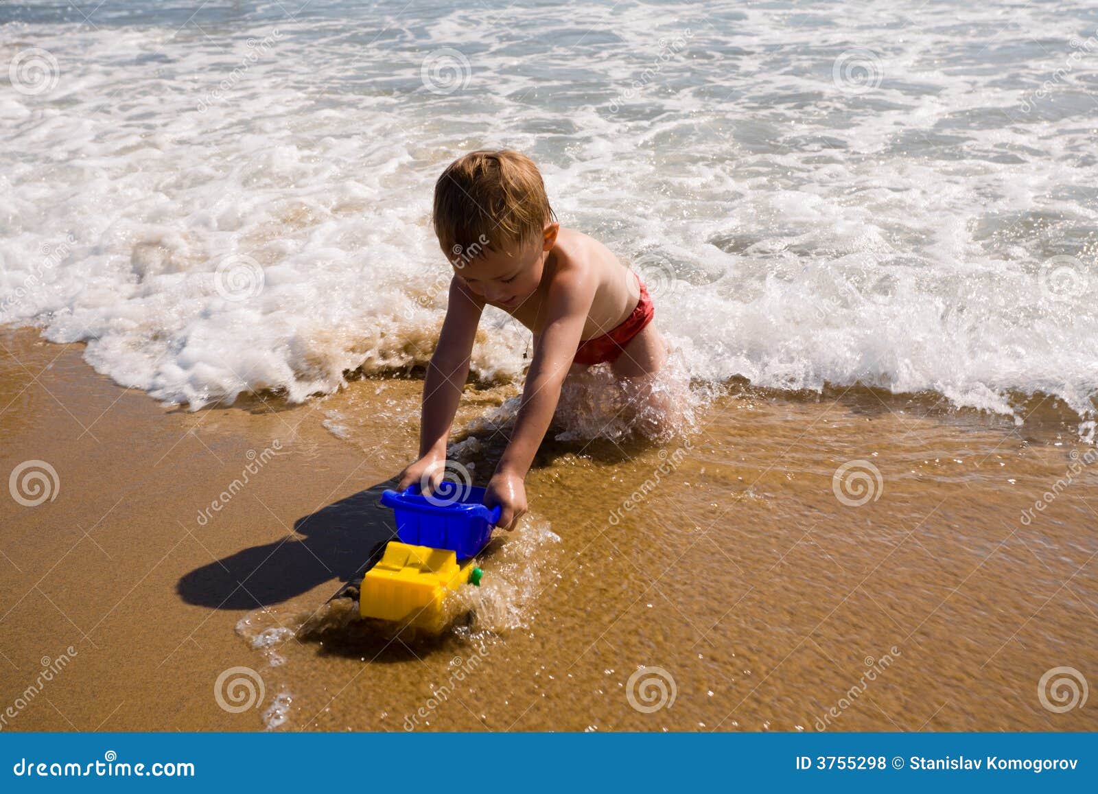 Boy & wave stock photo. Image of human, small, heat - 3755298