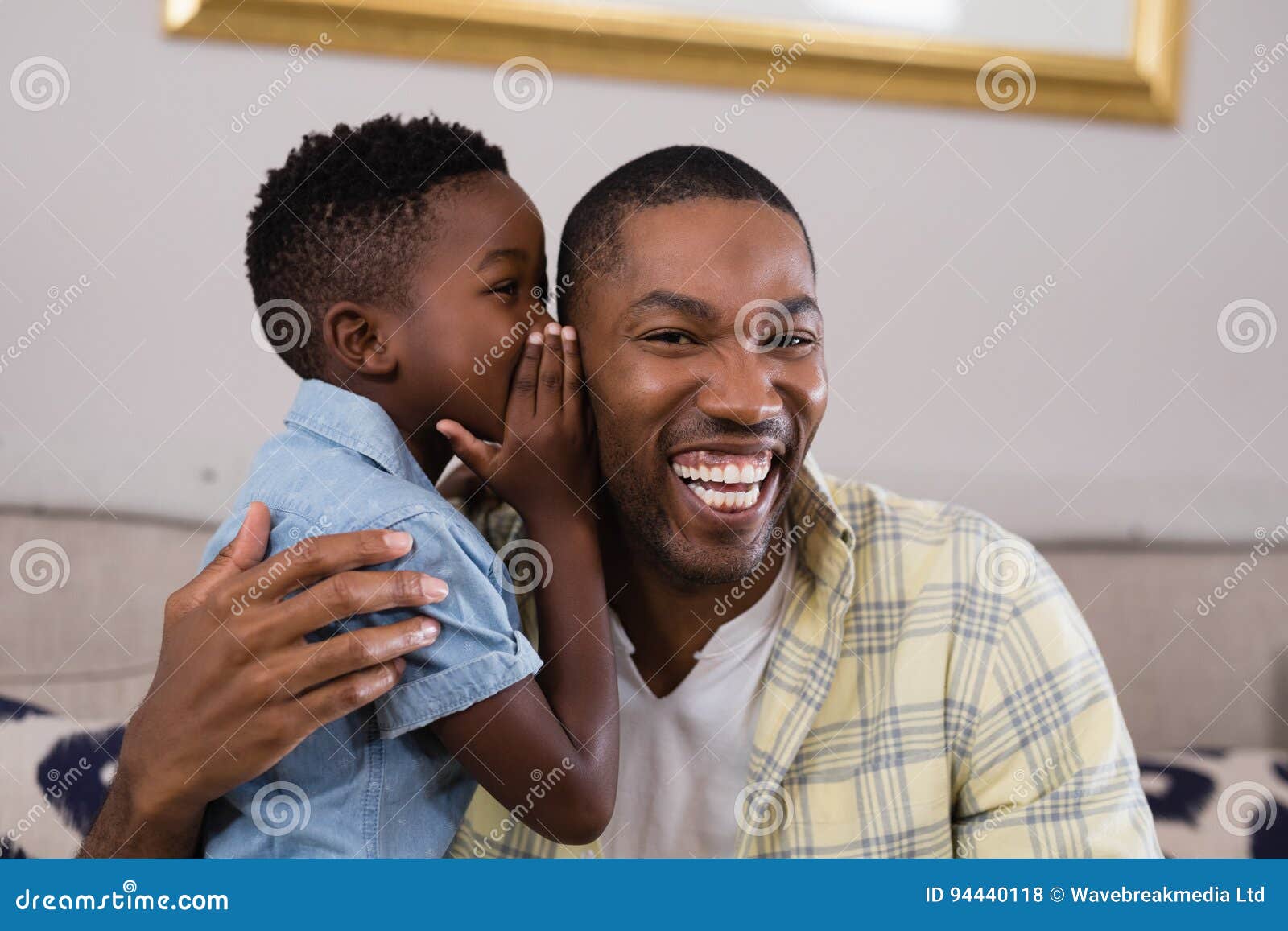 Son Whispering To Father Royalty-Free Stock Photo | CartoonDealer.com ...