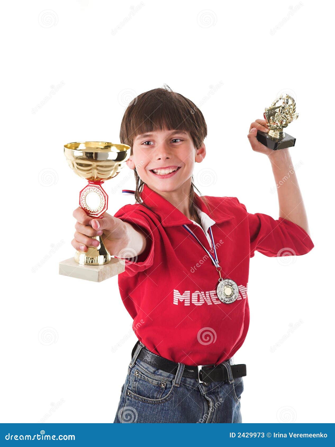 Boy Winning In Competition Picture. Image: 2429973