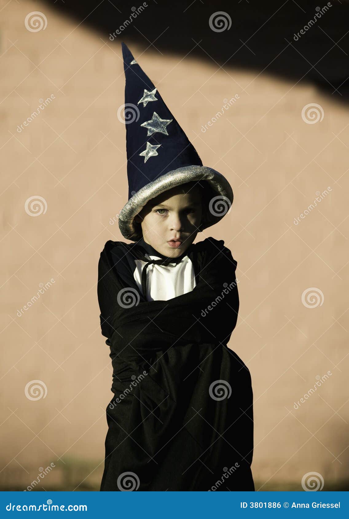 Boy Wizard stock photo. Image of cape, concentration, school - 3801886
