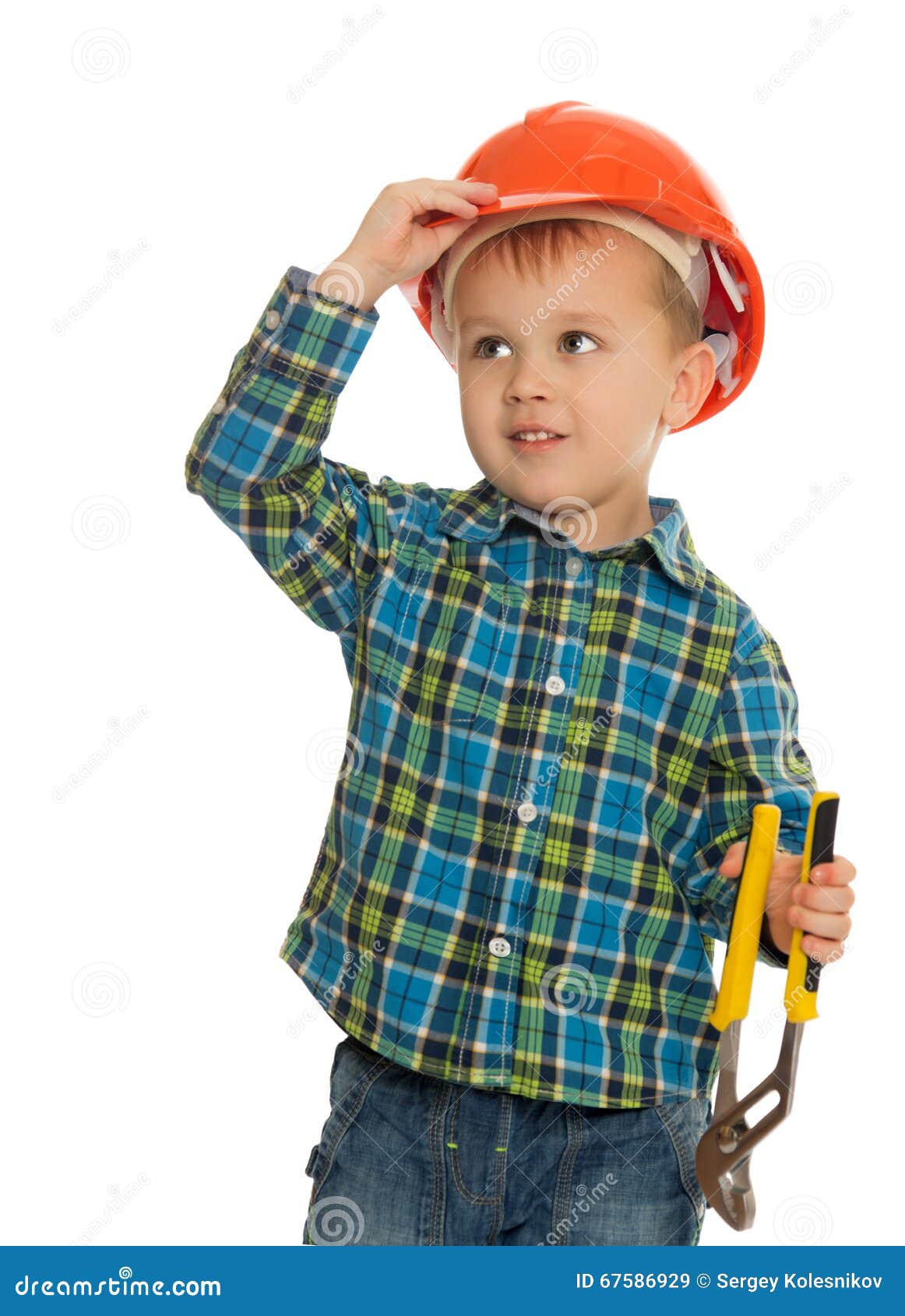 The Boy Wore on His Head a Hard Hat Stock Image - Image of building ... The Boy Wore on His Head a Hard Hat Stock Image - Image of building ...