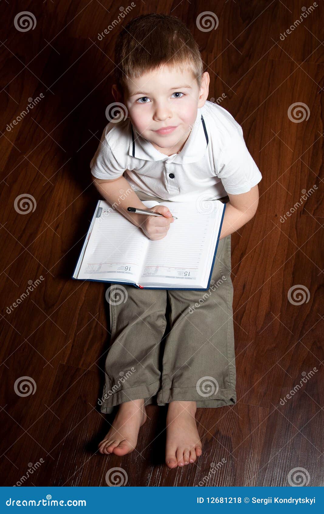Boy wrote stock photo. Image of child, pencil, blackboard - 12681218