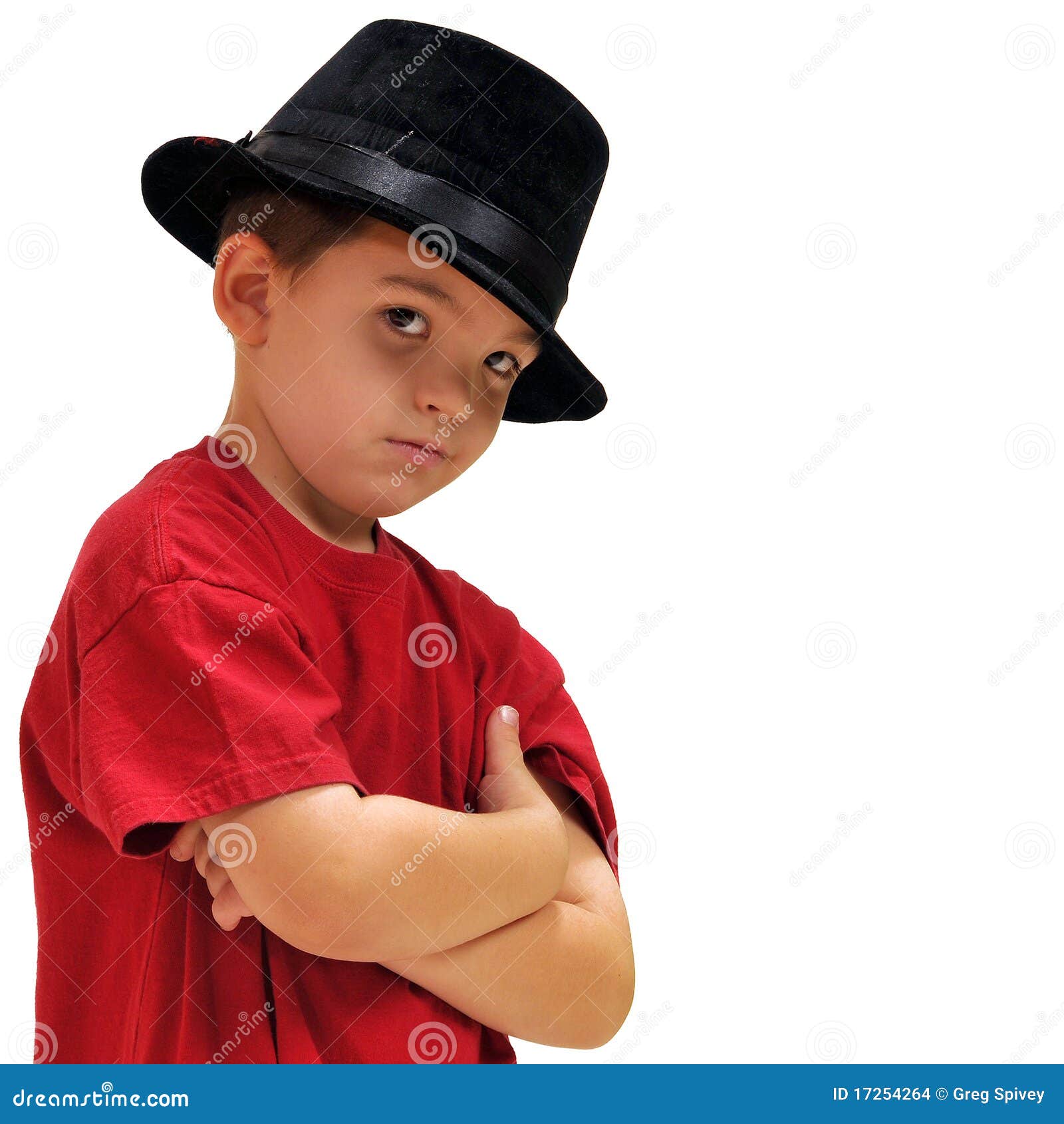 Boy wwith hat stock photo. Image of looking, cute, swagger - 17254264