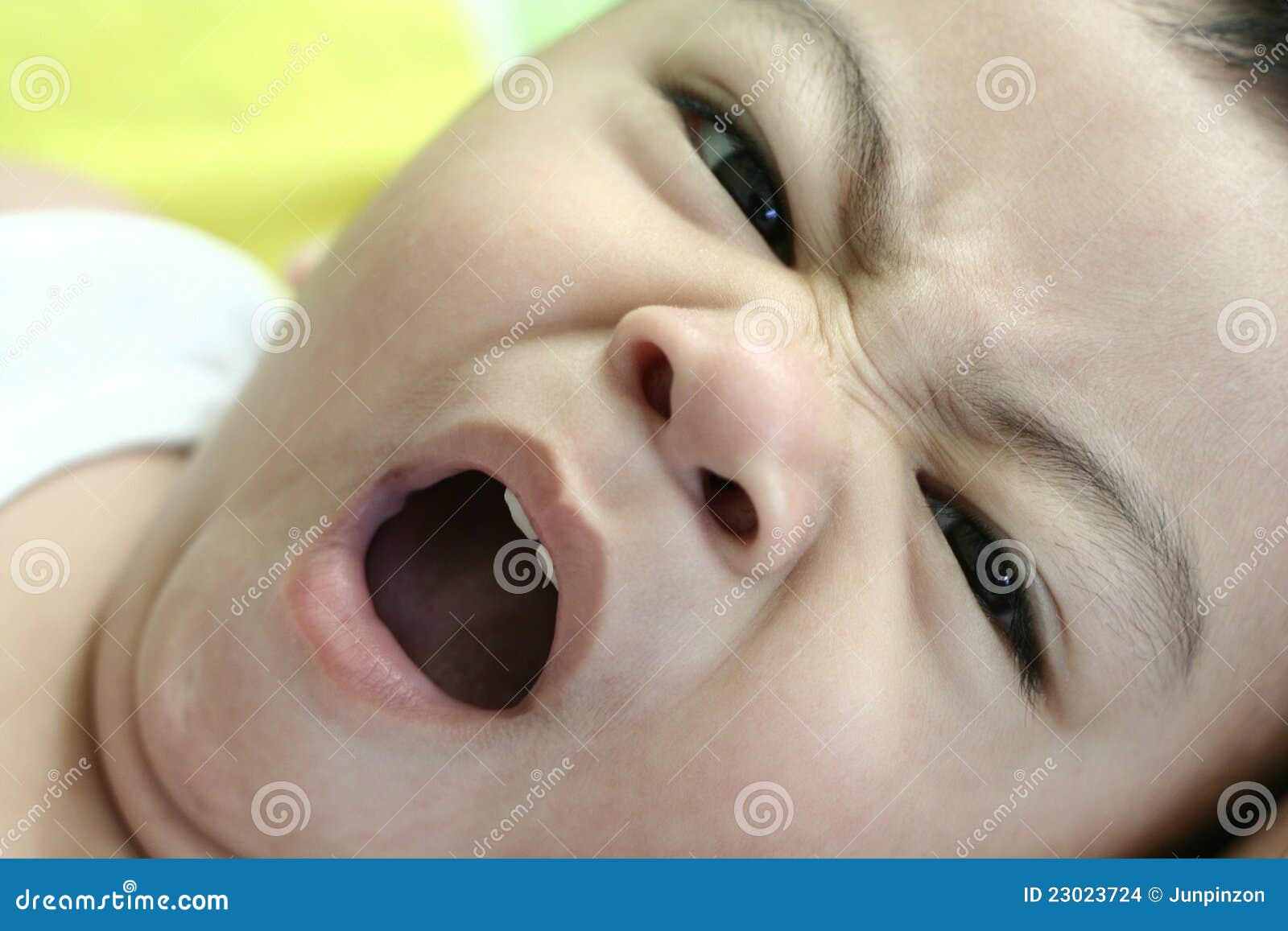 Boy Yawning stock photo. Image of face, toddler, eyebrow - 23023724