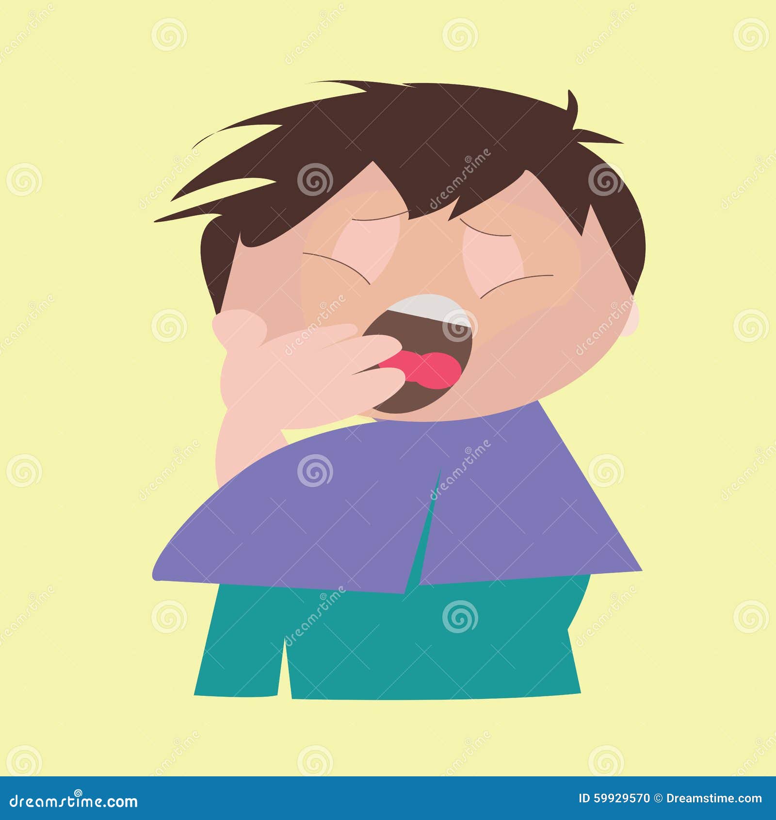 Boy Yawning Stock Illustrations – 237 Boy Yawning Stock Illustrations ...