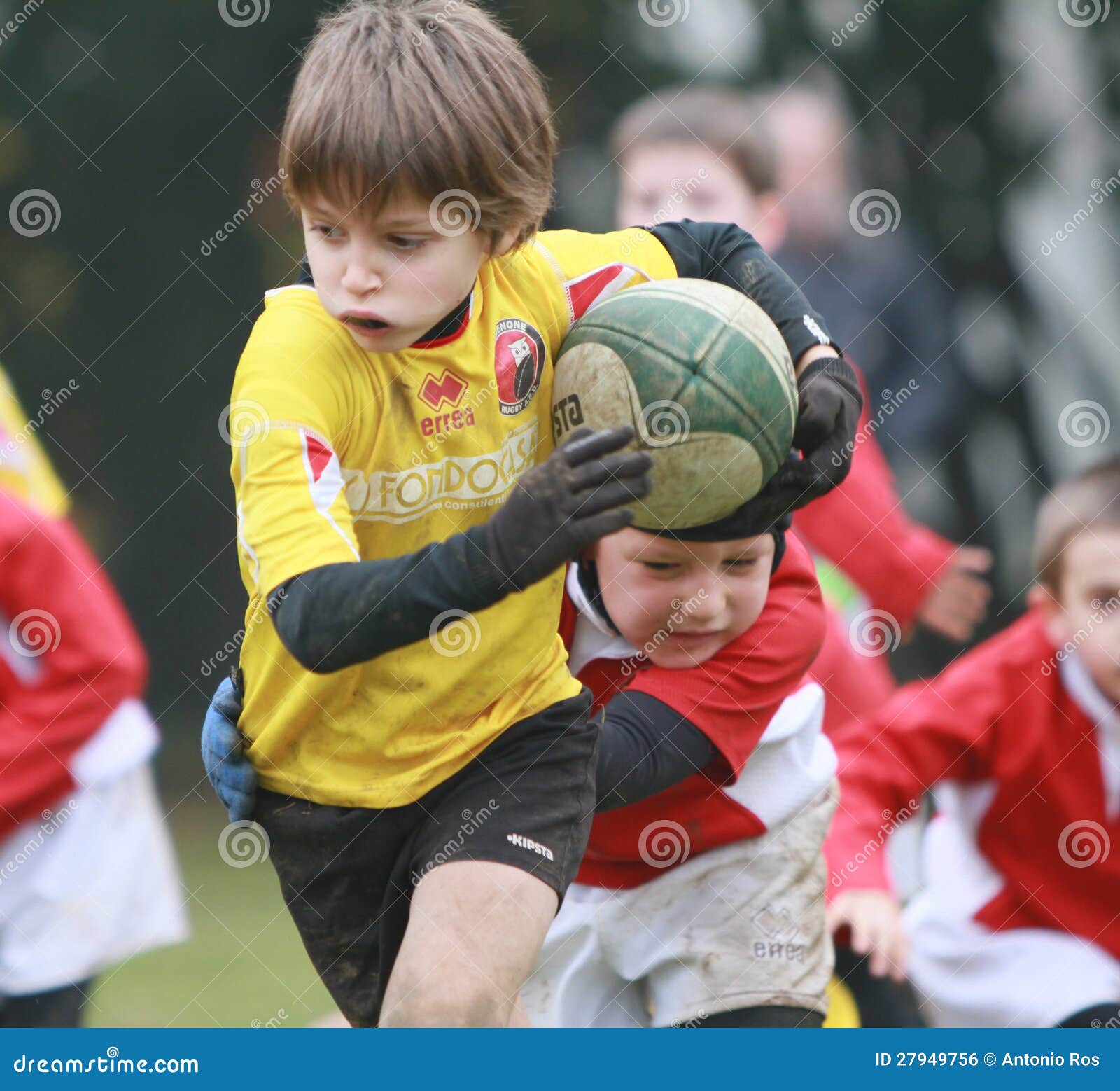 Boy with Yellow Jacket Play Rugby Editorial Photo - Image of passing ...