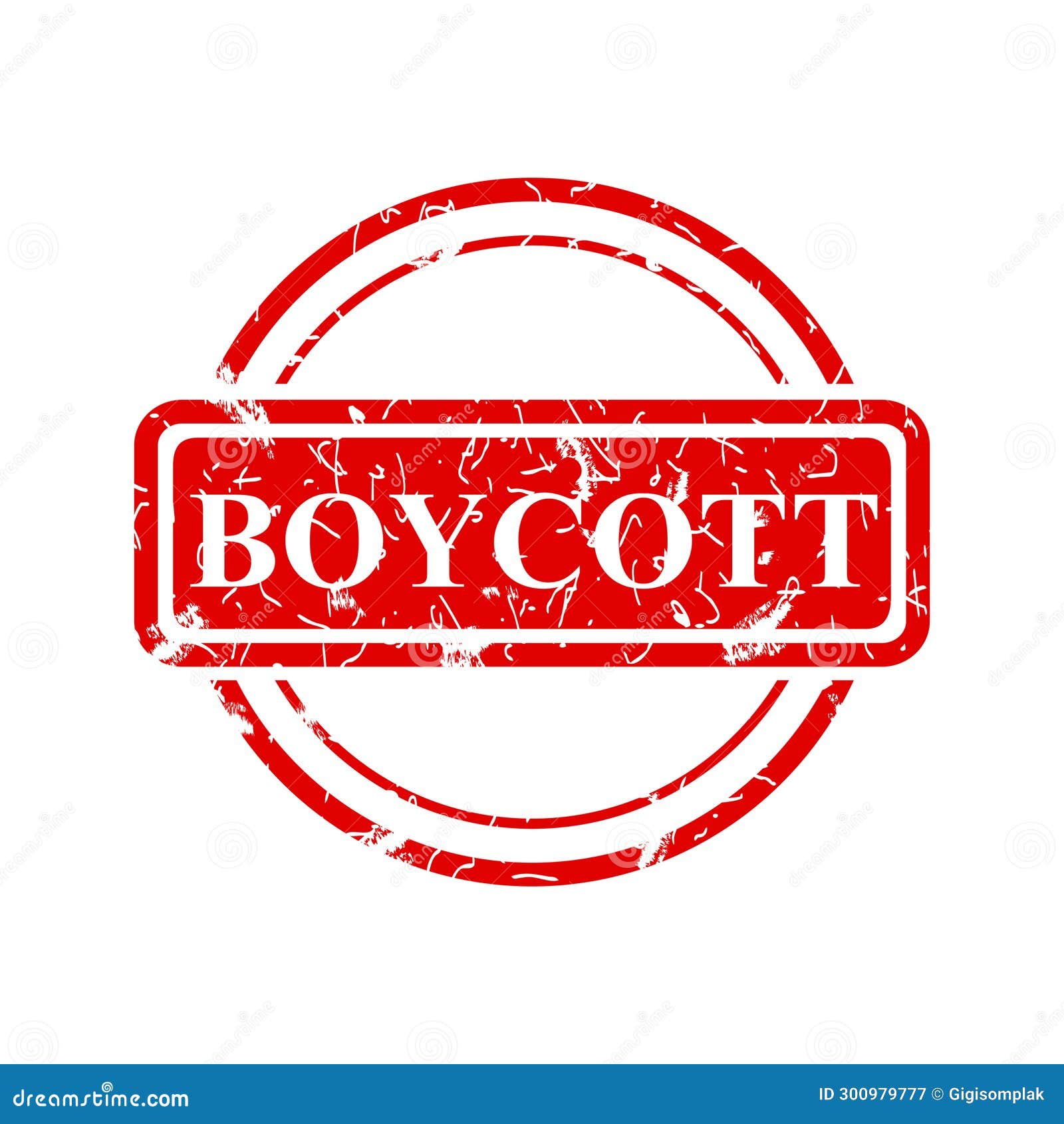 Boycott, Simple Rust Vector Red Circle Vector Rubber Stamp Effect Stock ...