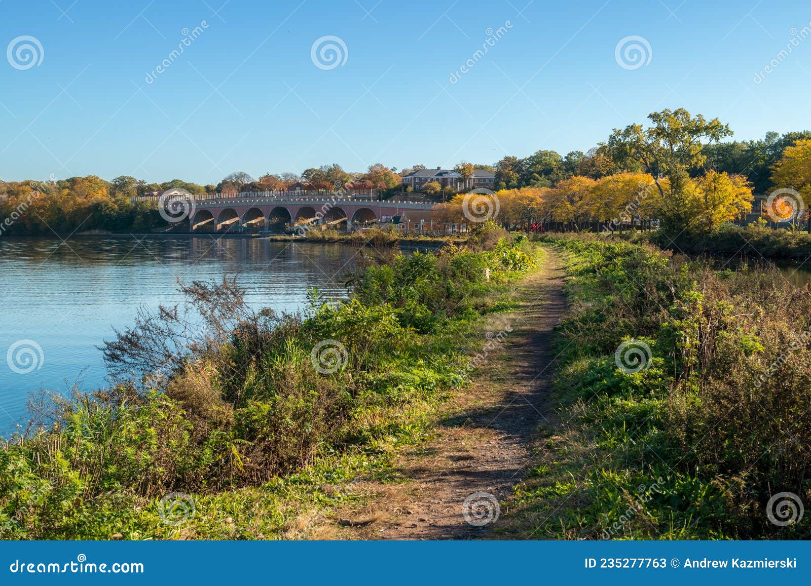Boyd Park Path stock image. Image of autumn, scenic - 235277763