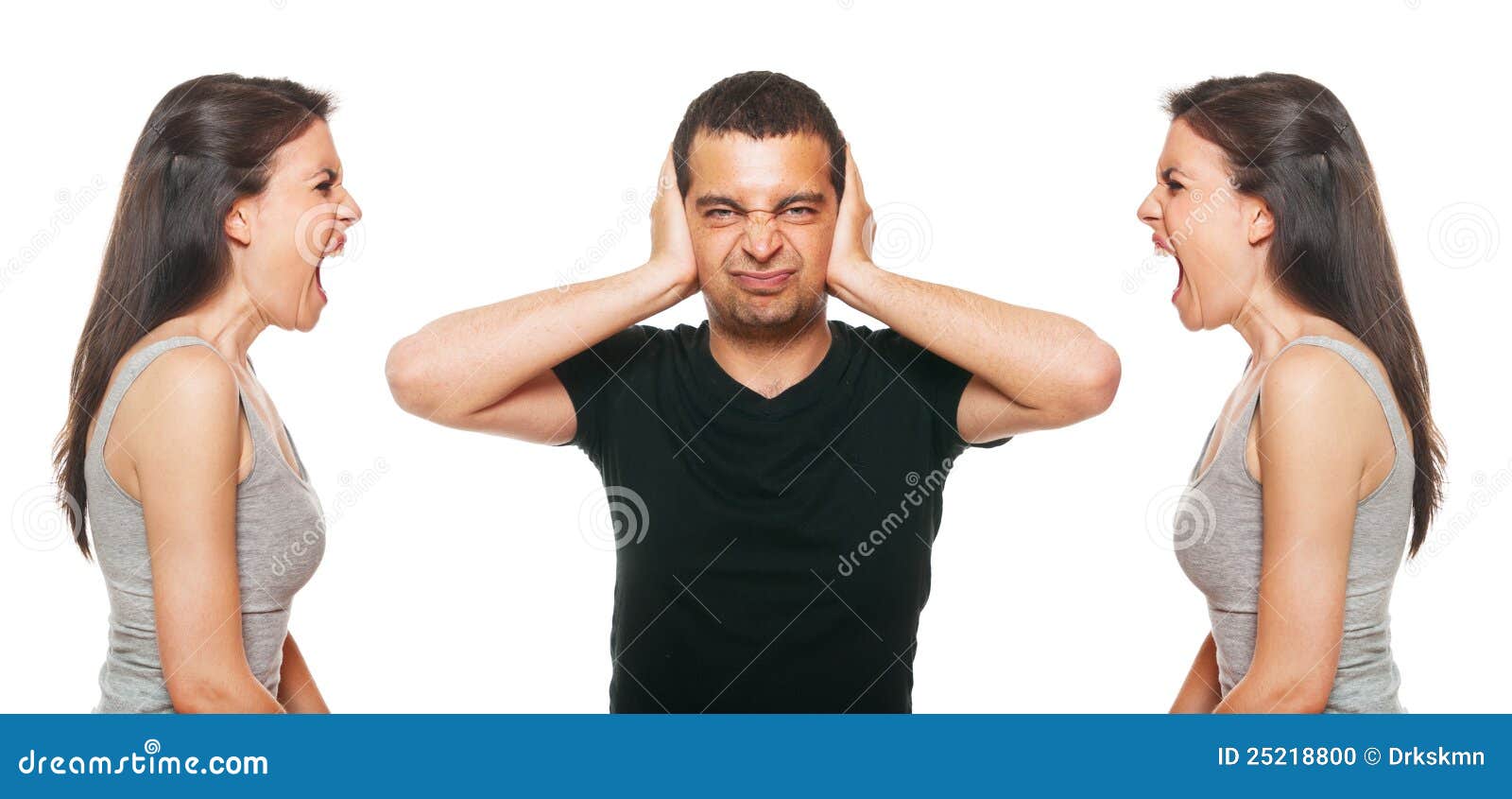 Boyfriend Feeling Disturbed Stock Photo - Image of handsome, call: 25218800