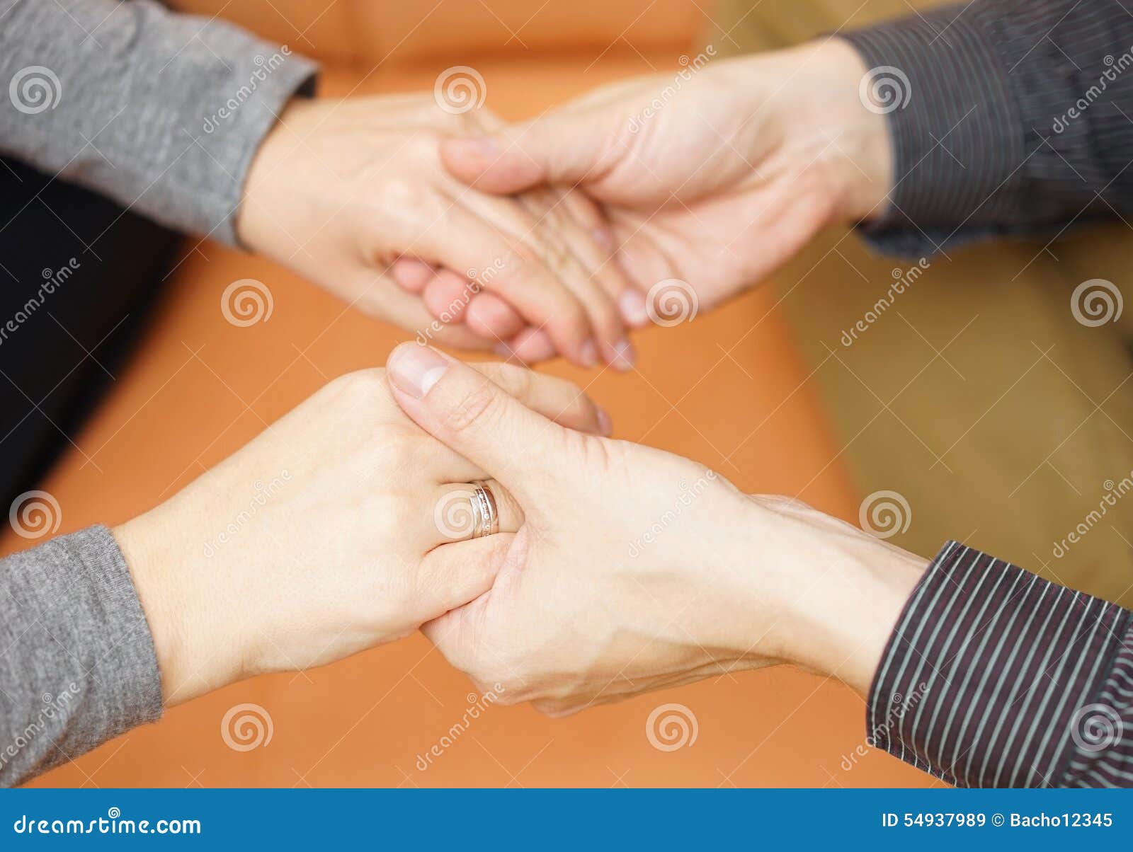 Boyfriend Hands Holding Girlfriend Hands. Emotions and Support C Stock ...