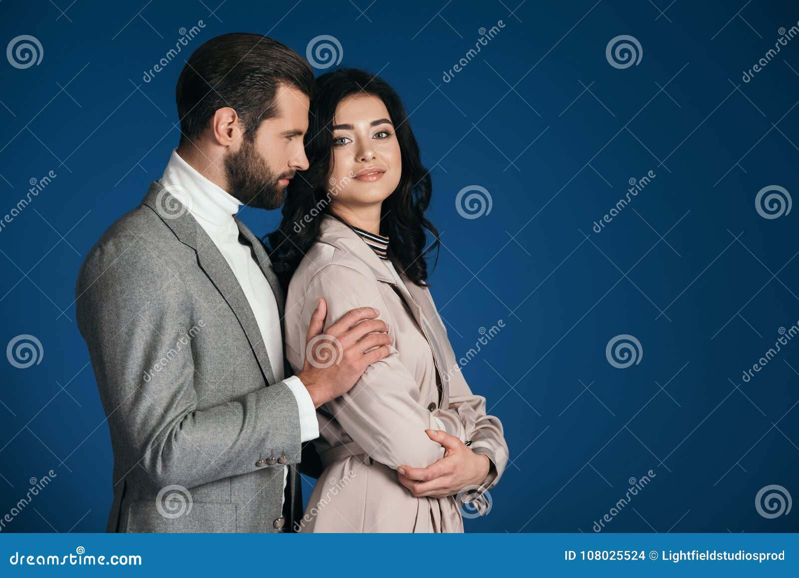 Boyfriend Hugging Girlfriend Stock Photo - Image of closeness ...