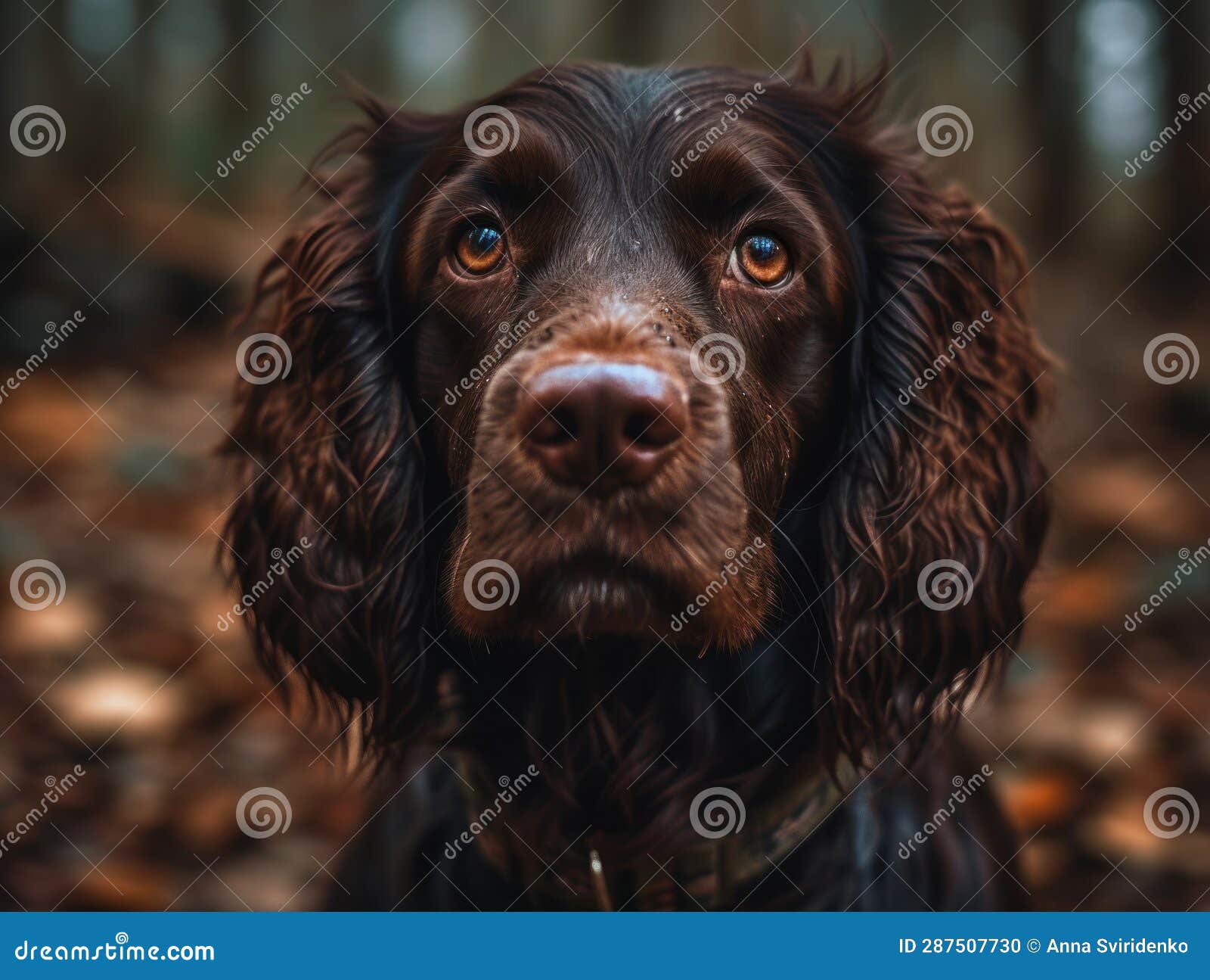 Boykin Spaniel Dog Created With Generative AI Technology Stock Photo ...