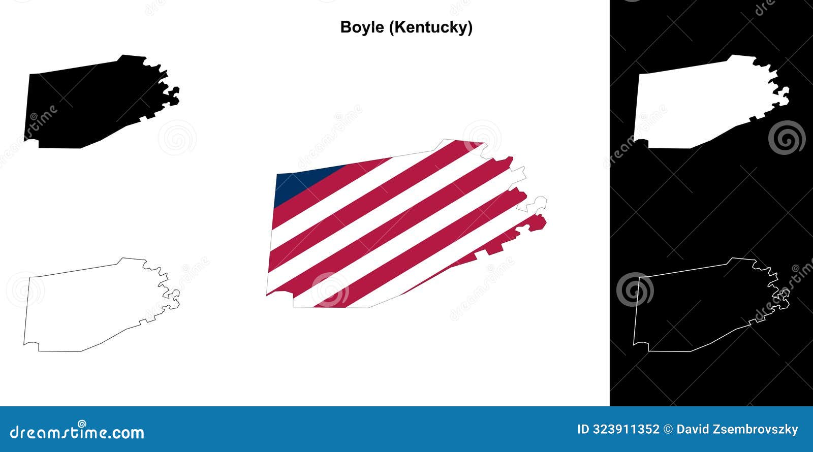 Boyle outline map stock illustration. Illustration of contour - 323911352