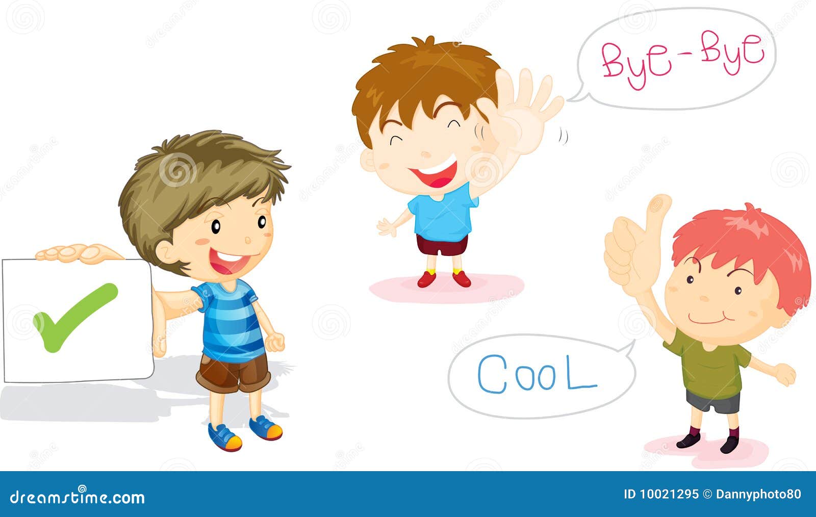 Boys stock vector. Illustration of colourful, correct - 10021295
