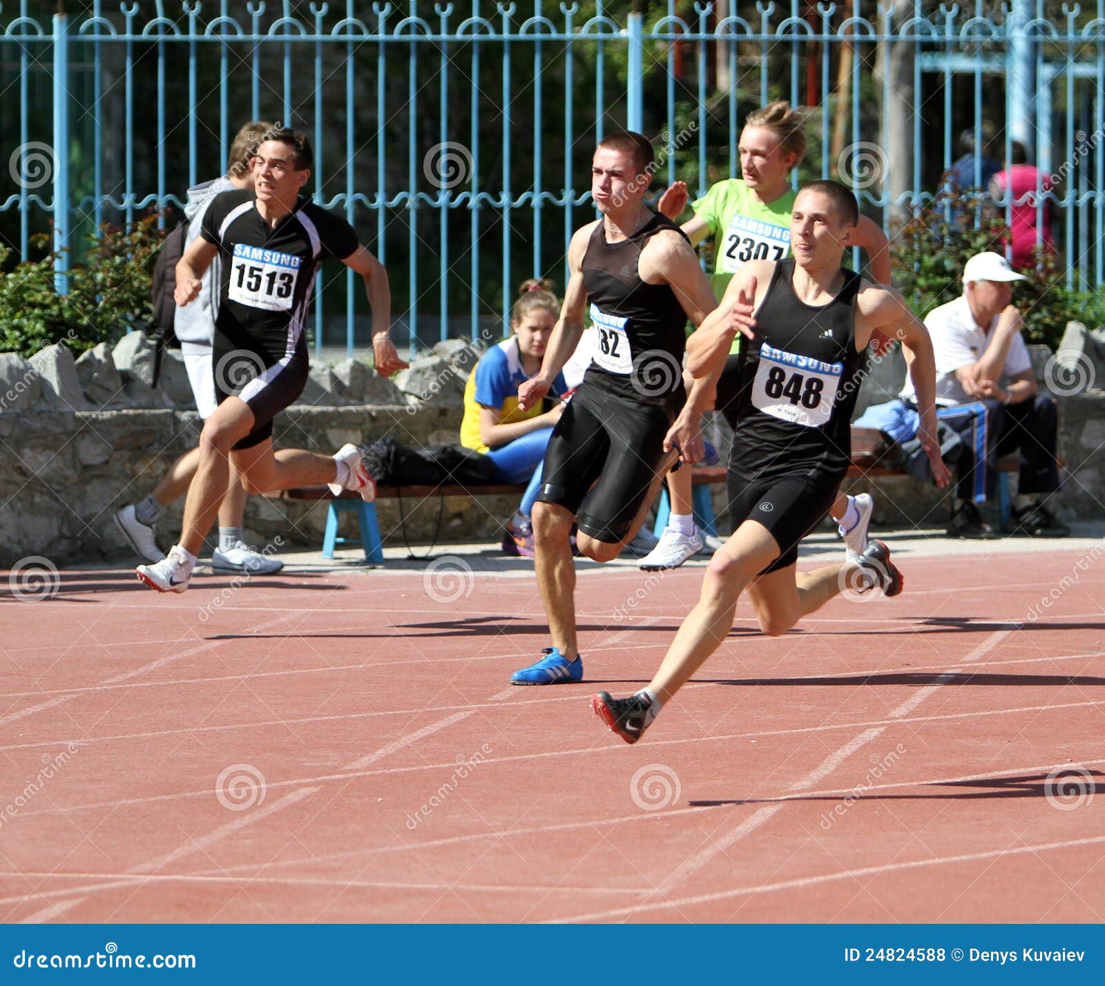 Boys on the 200 Meters Race Editorial Stock Photo - Image of energy ...
