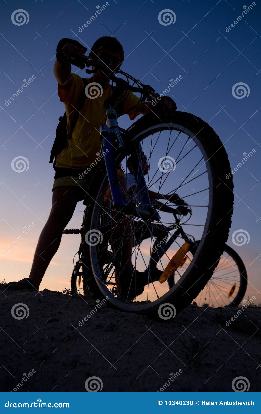 Boys on a bicycles stock photo. Image of recreating, recreation - 10340230