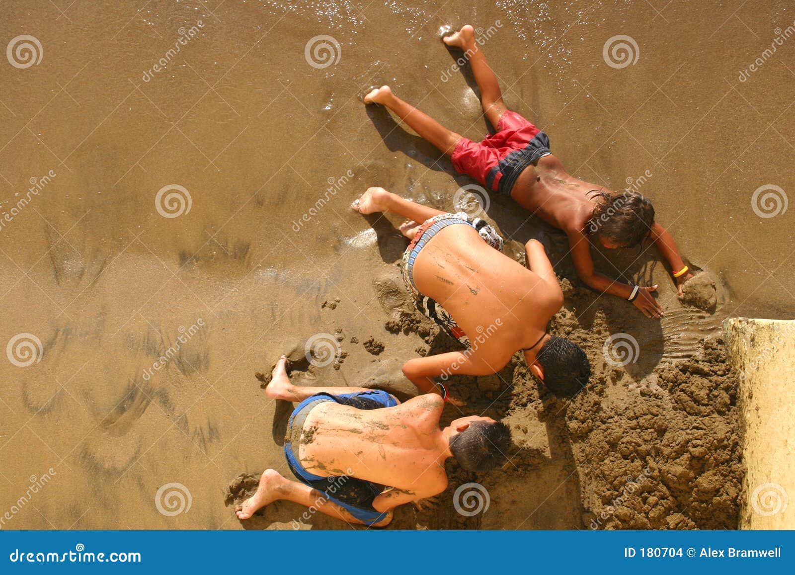 Boys Digging stock photo. Image of sand, high, look, build - 180704