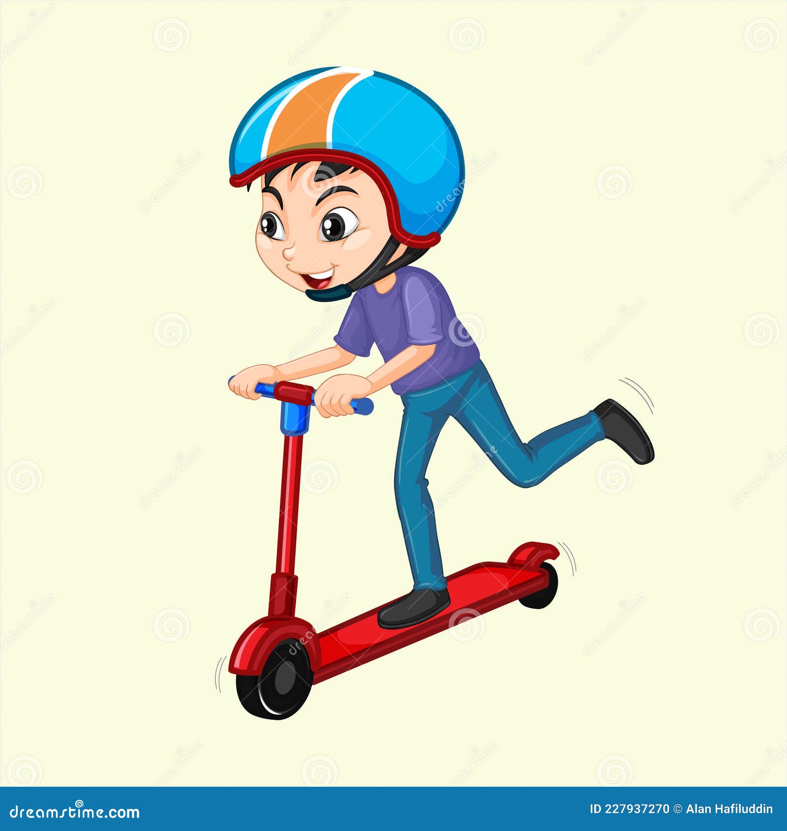 Boys Doing Different Action Vector Ilustration Stock Vector ...