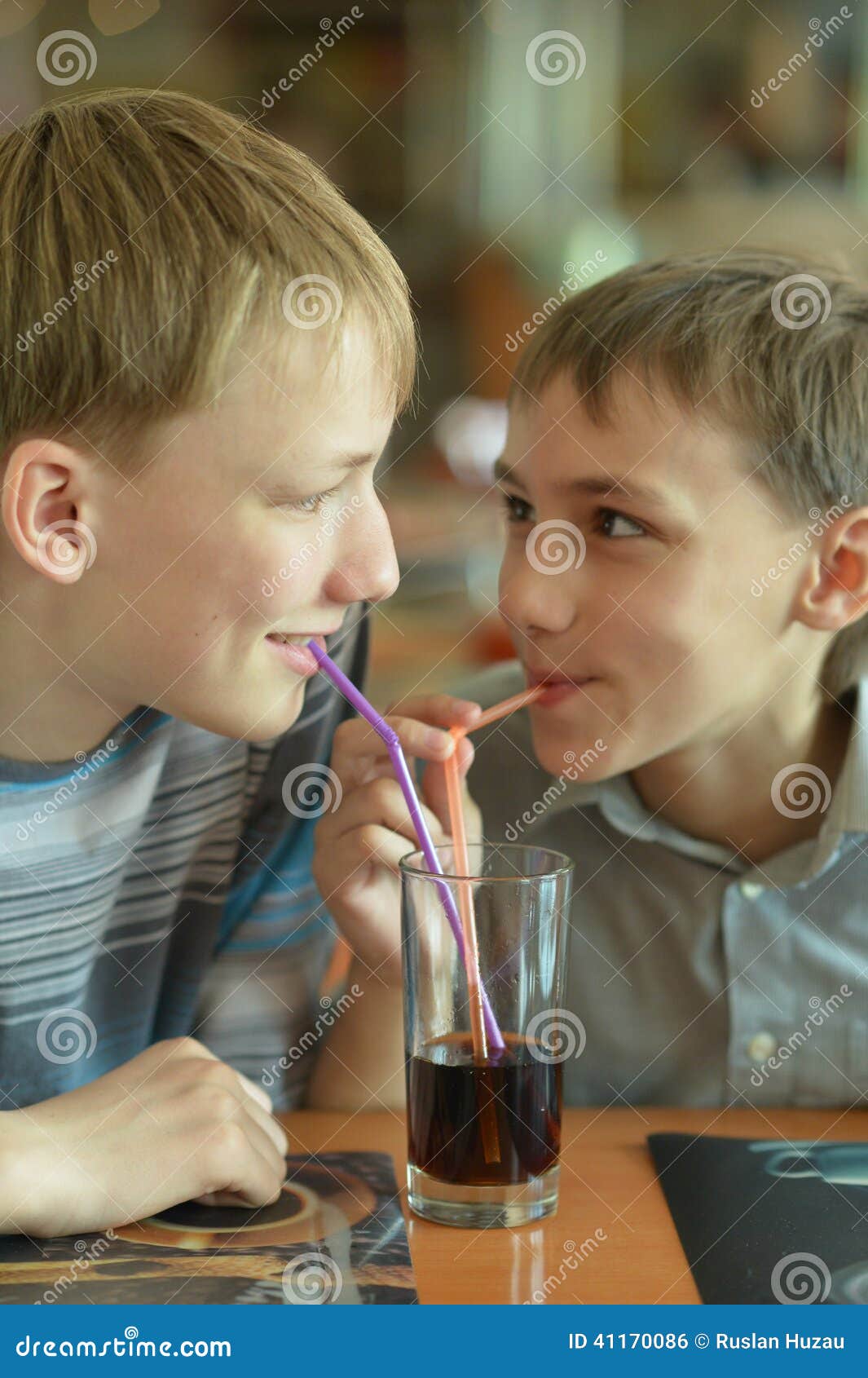 Boys drinking coke stock photo. Image of white, human - 41170086