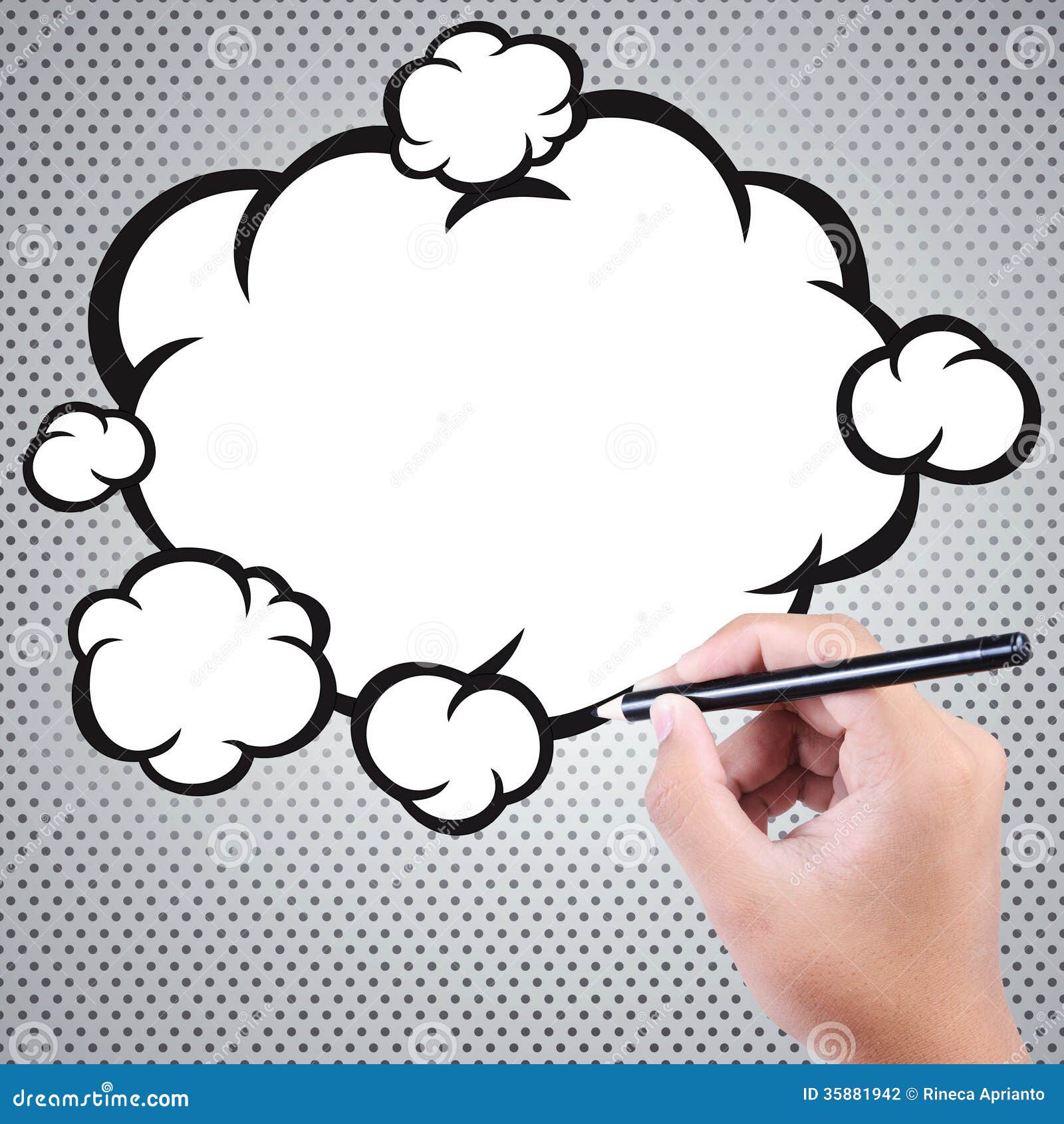 Two Boys Burst Bubbles With The Park Stock Photo | CartoonDealer.com ...