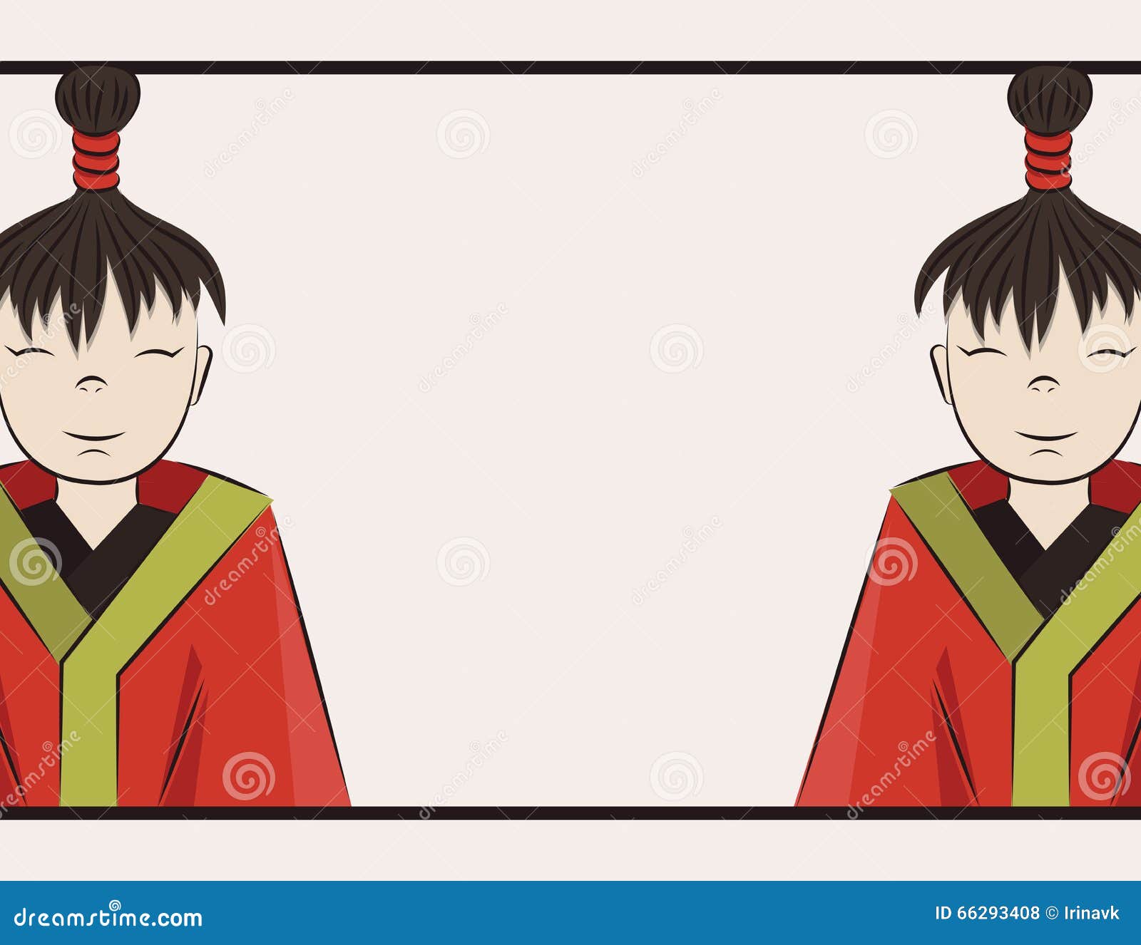 Boys of Japan stock vector. Illustration of costume, japanese - 66293408