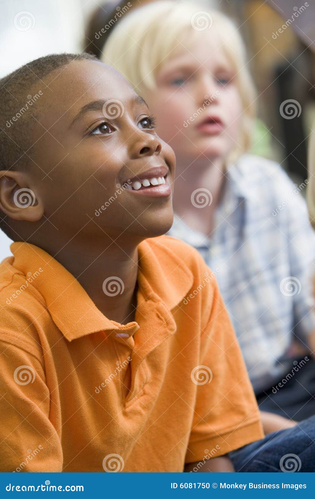 Boys in kindergarten class stock photo. Image of childhood - 6081750