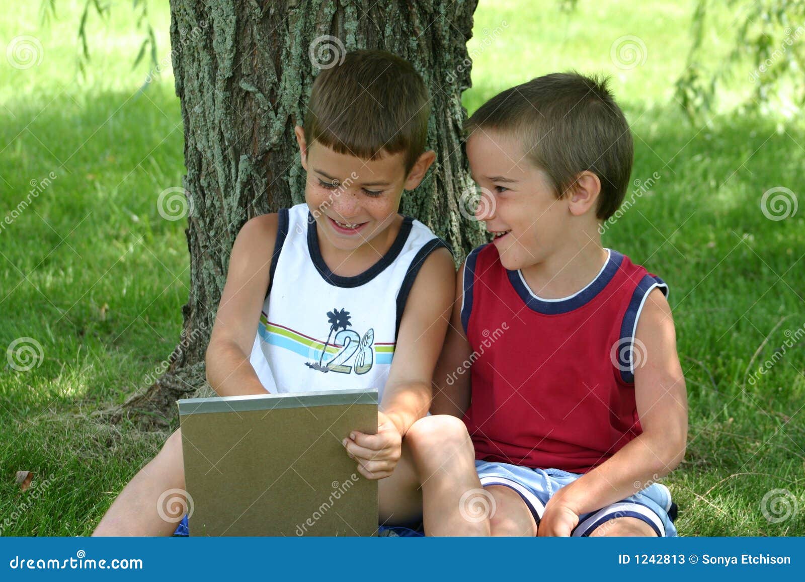Boys Laughing stock image. Image of caucasian, couples - 1242813