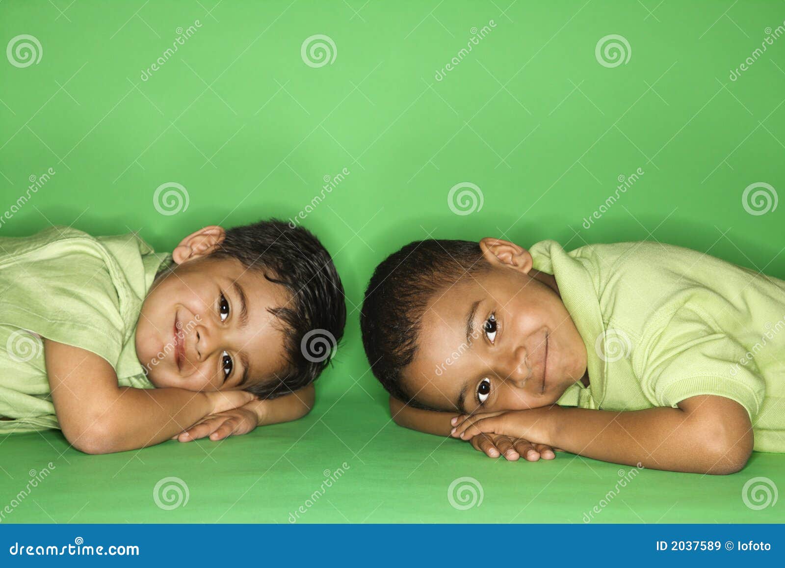 Boys looking at viewer. stock image. Image of green, friend - 2037589