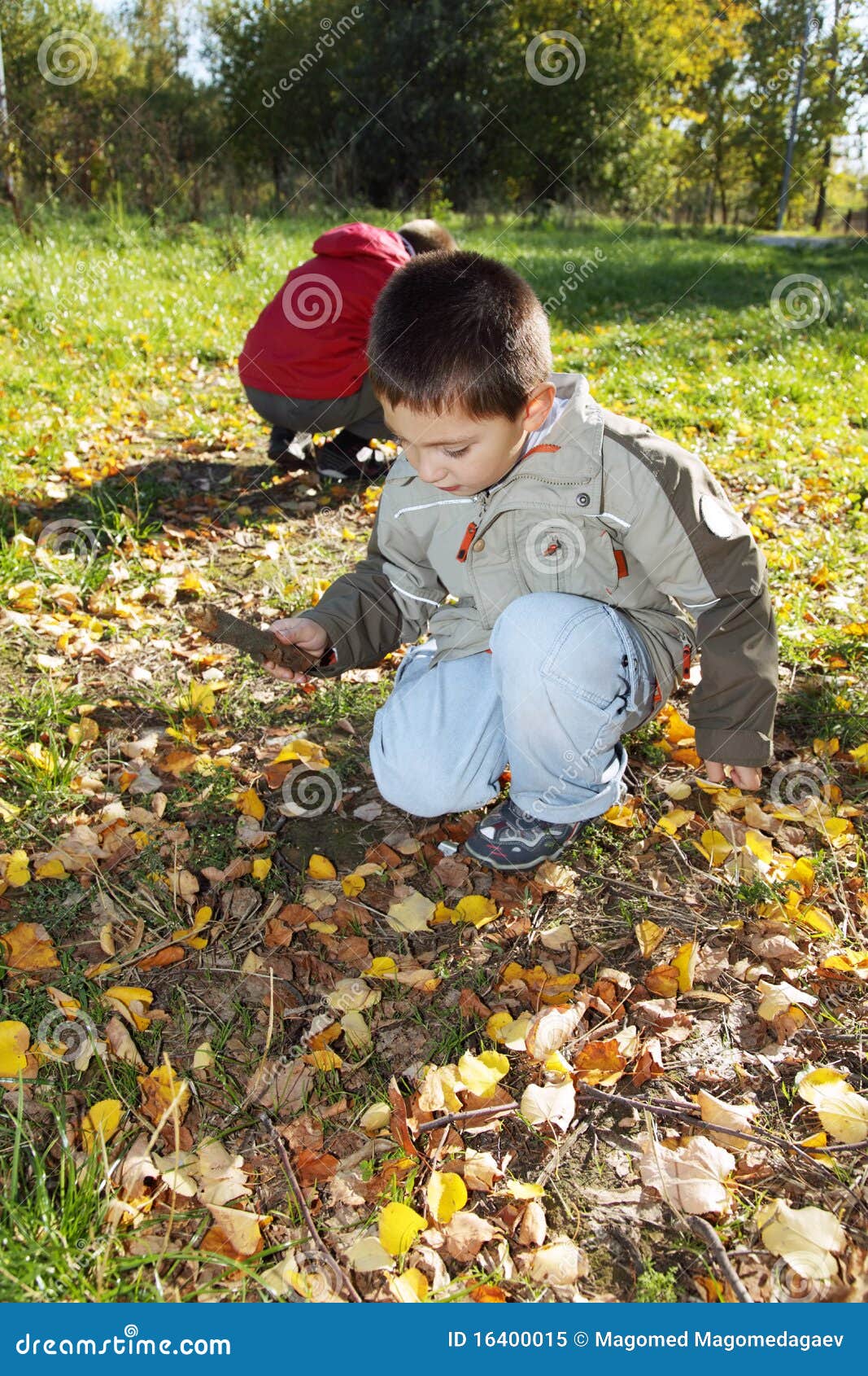 Boys playing outdoors stock image. Image of outdoors - 16400015
