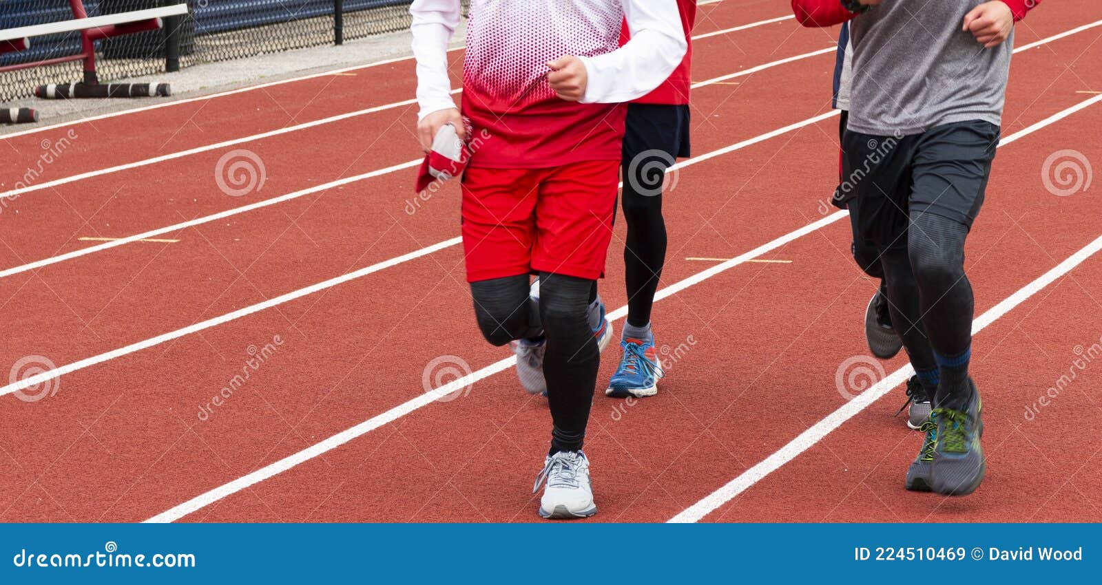 Boys Running on a Track in a Group during Practice Stock Image - Image ...
