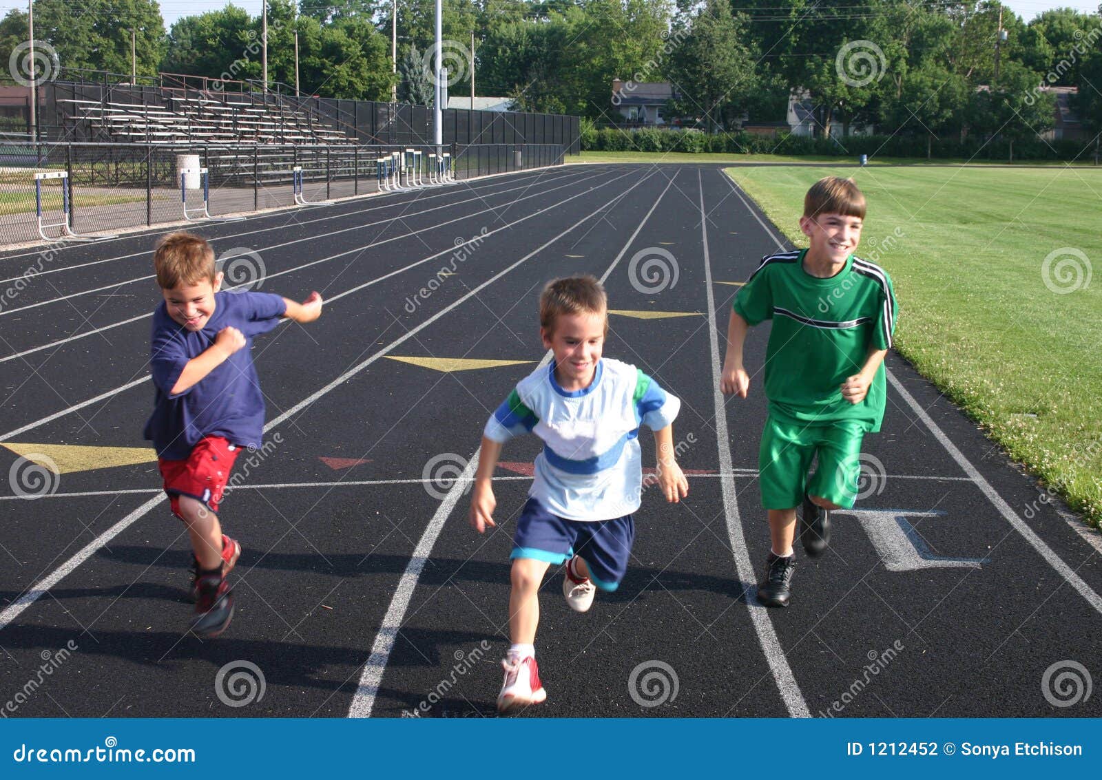 Boys on Track stock photo. Image of families, childhood - 1212452