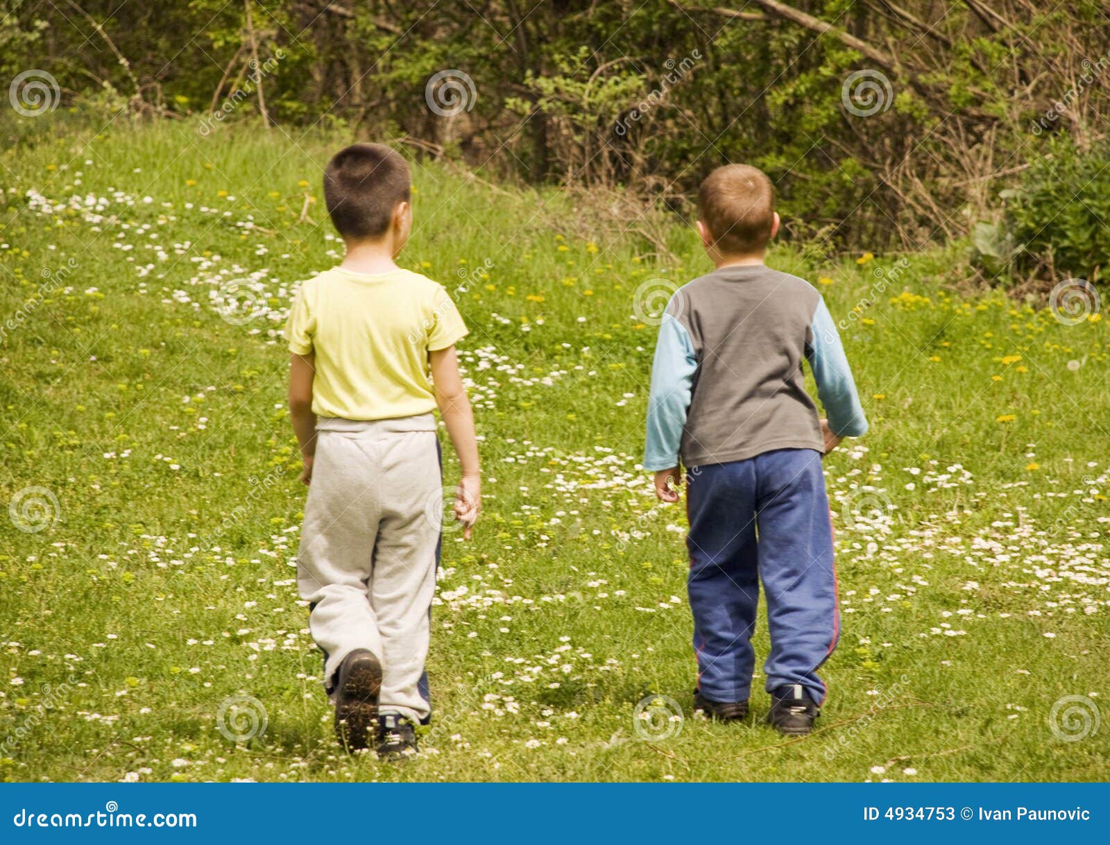 Boys walking stock image. Image of funny, people, healthy - 4934753