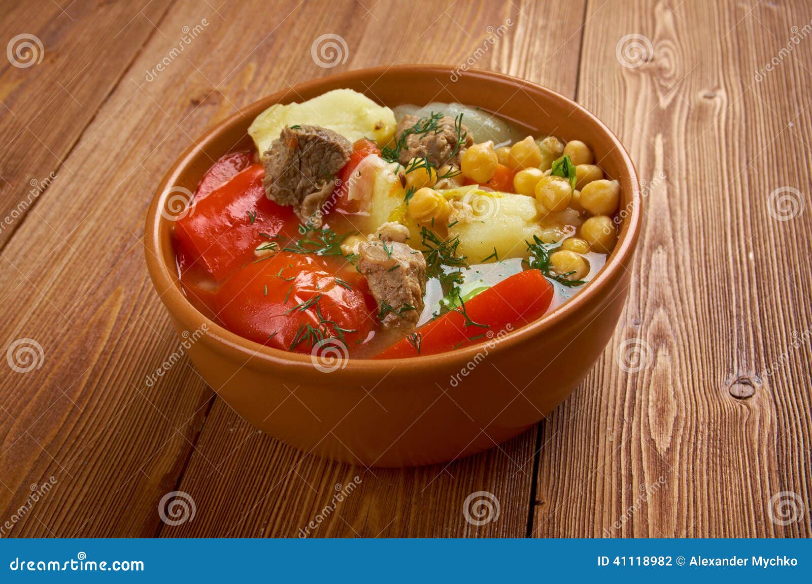Bozbash stock photo. Image of diet, greens, mutton, dish - 41118982