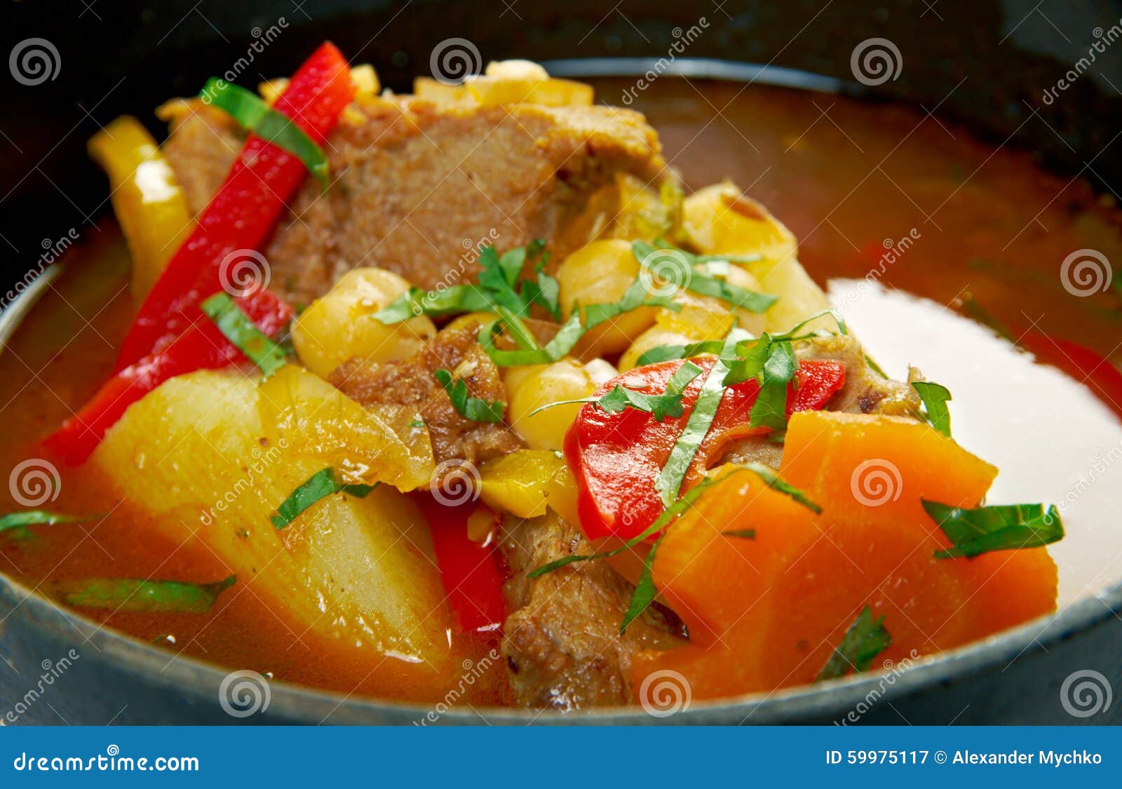 Bozbash -mutton soup stock image. Image of diet, iranian - 59975117
