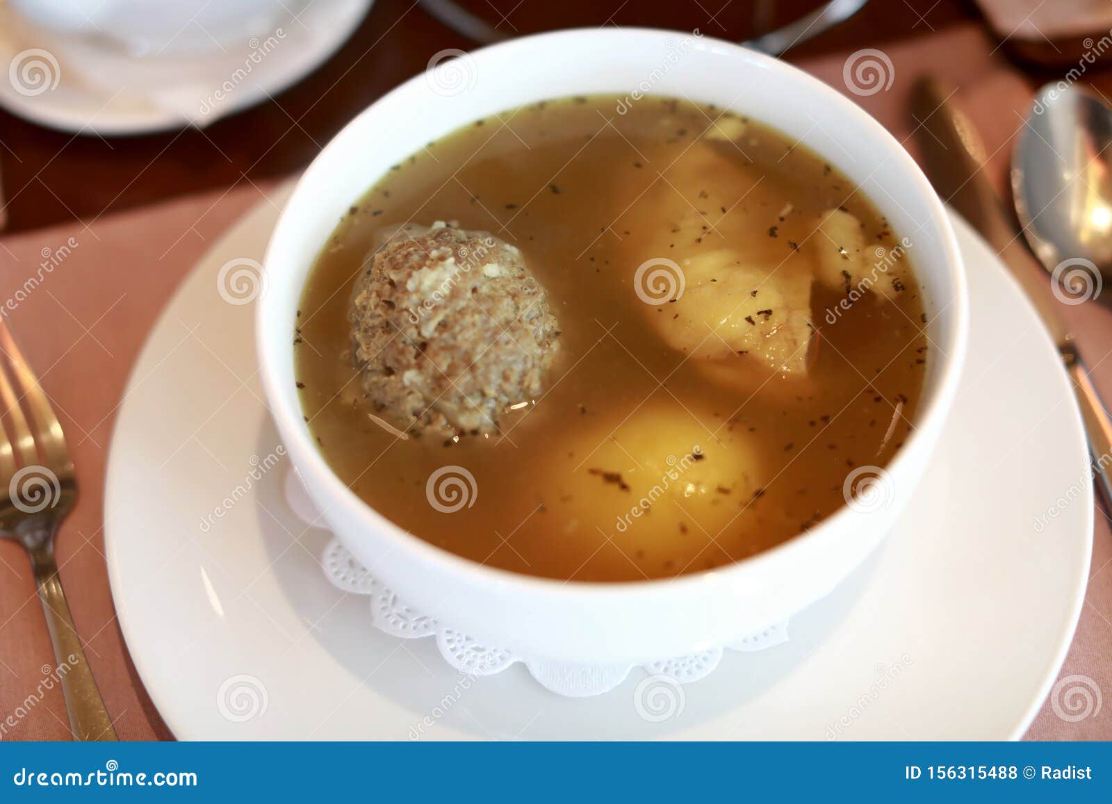 Bozbash soup with kofta stock photo. Image of kofte - 156315488