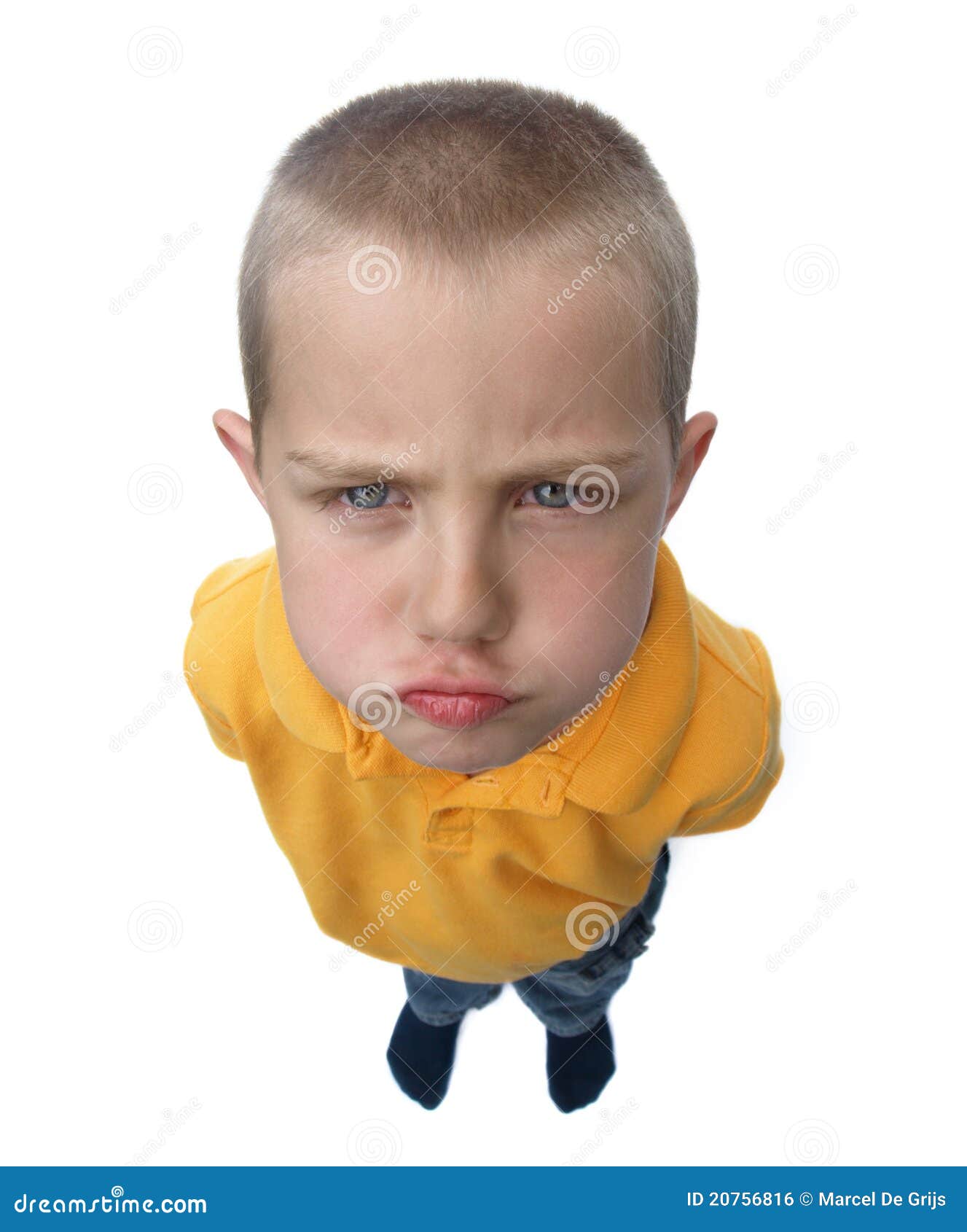 Boze jongen stock foto. Image of uitdrukking, agressie - 20756816