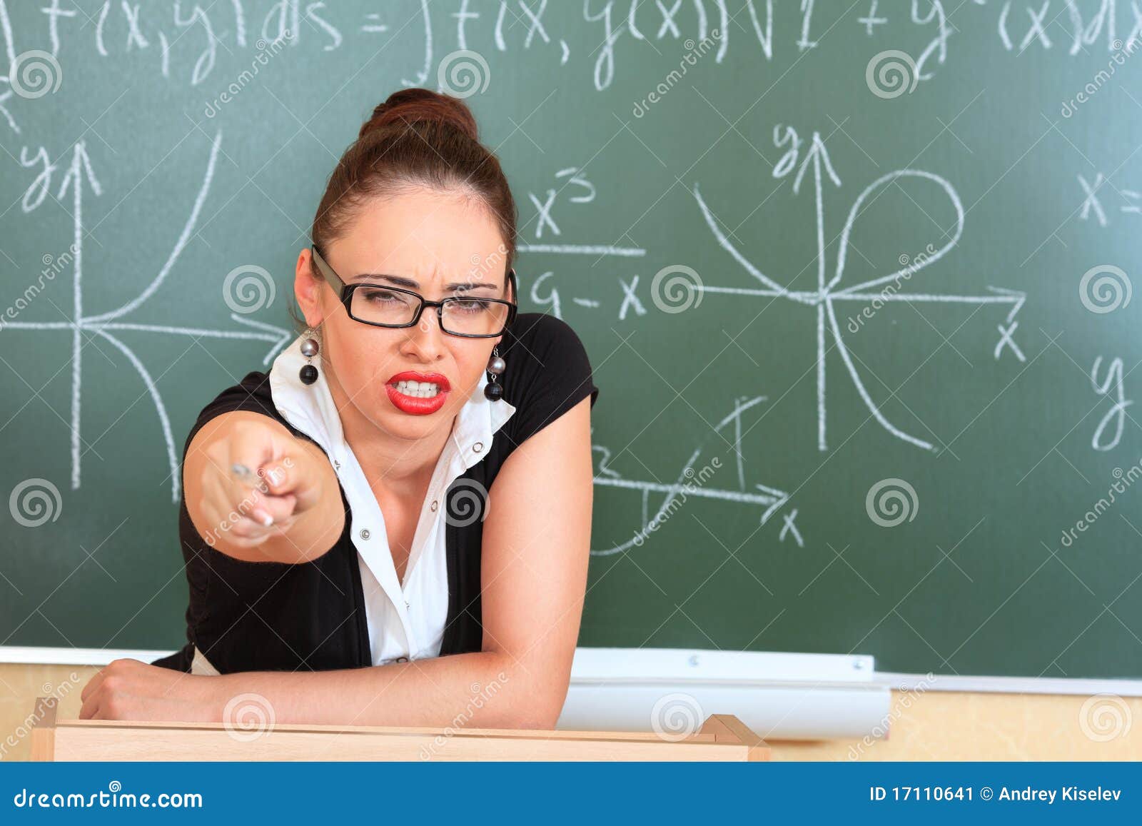 Boze leraar stock afbeelding. Afbeelding bestaande uit woede - 17110641