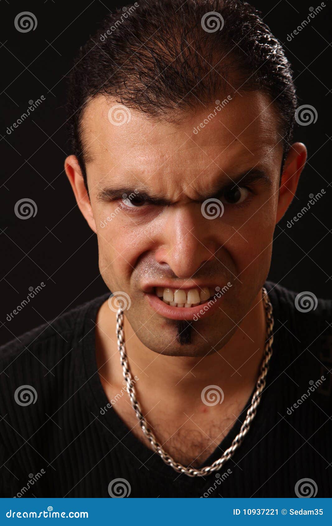 Boze mens stock afbeelding. Image of verrassing, humeur - 10937221