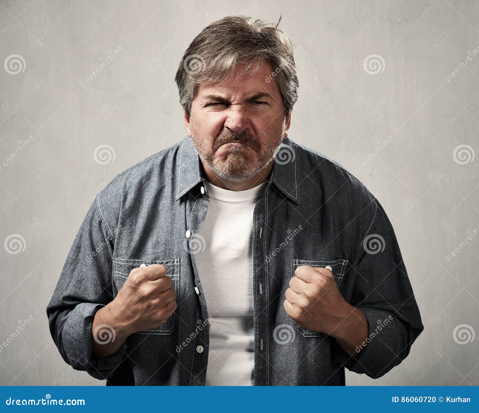 Boze Mens stock foto. Image of mening, zenuwachtig, gevoel - 86060720