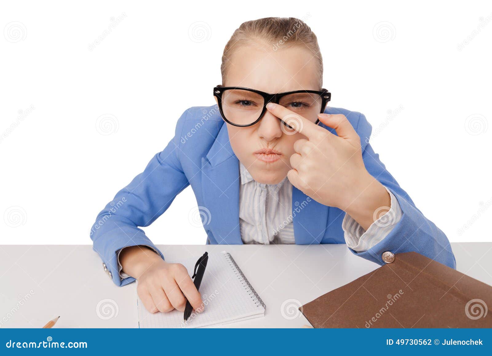 Boze Student Wat Betreft Gassen Stock Foto - Image of persoon, houding ...