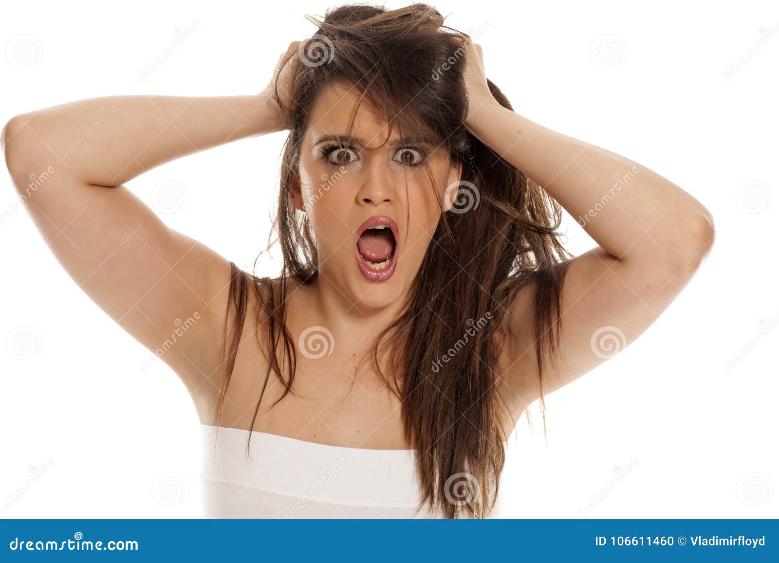 Boze Vrouw stock foto. Afbeelding bestaande uit woedend - 106611460