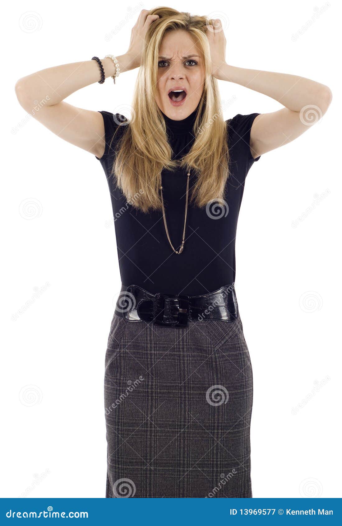 Boze Vrouw stock afbeelding. Image of negatief, doorgeven - 13969577