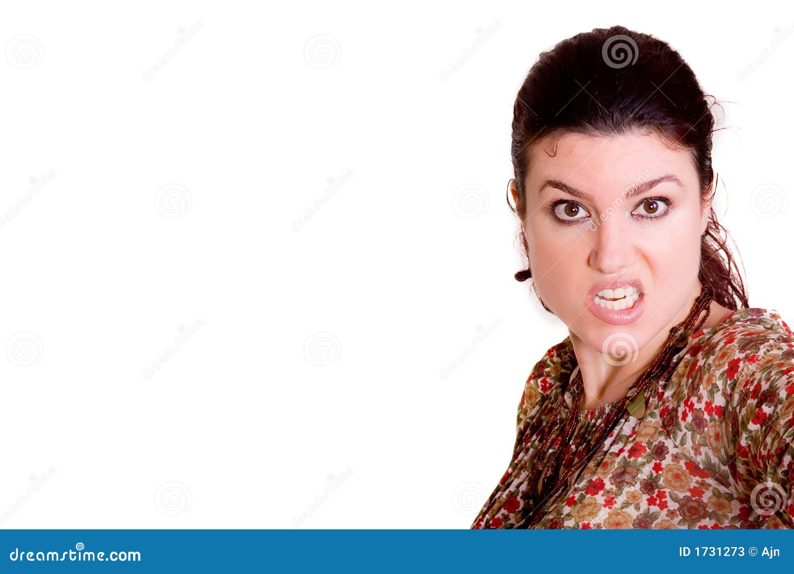 Boze Vrouw stock afbeelding. Image of expressief, persoonlijkheid - 1731273