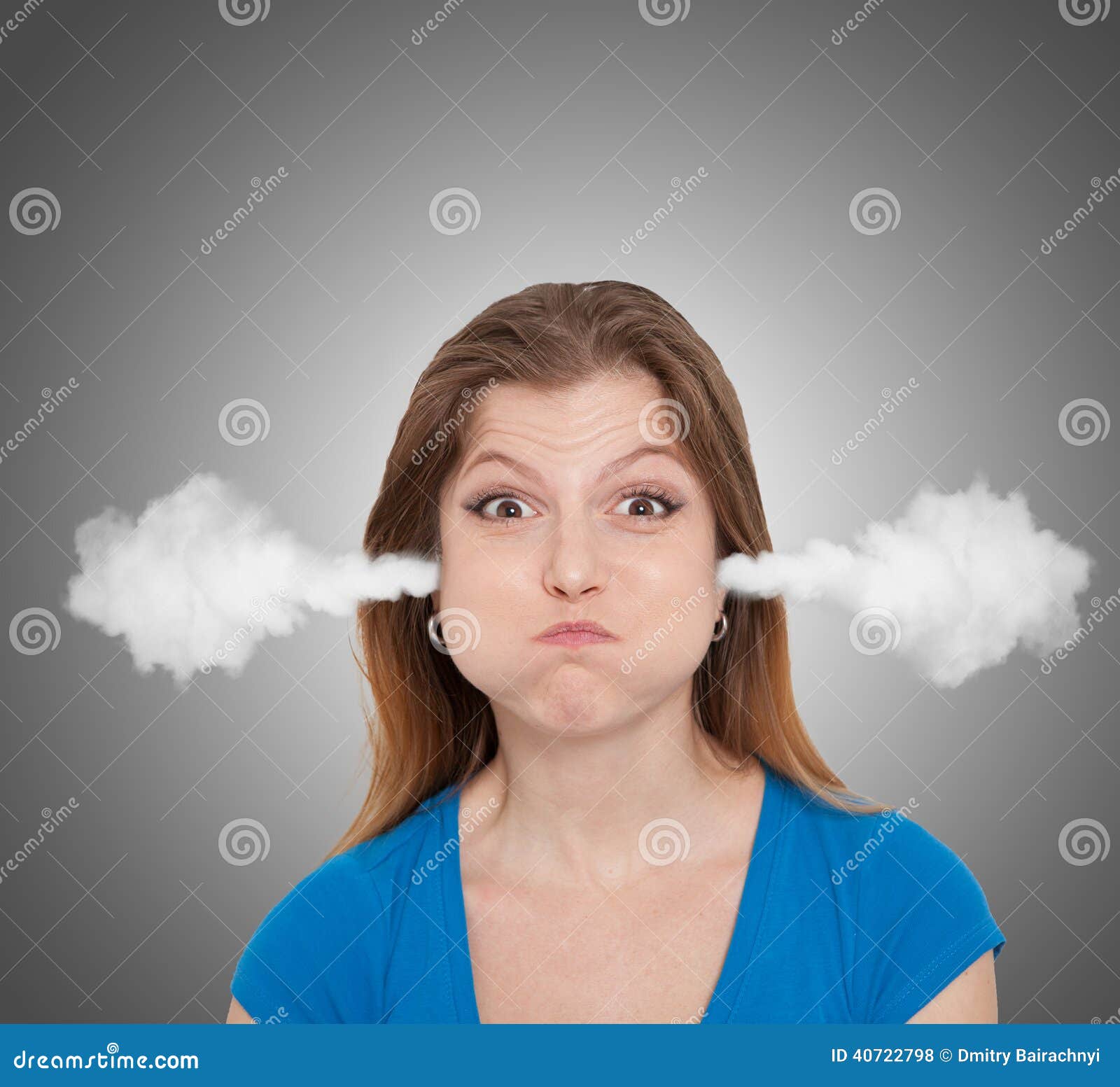 Boze Vrouw stock foto. Image of grappig, wijfje, hoofd - 40722798