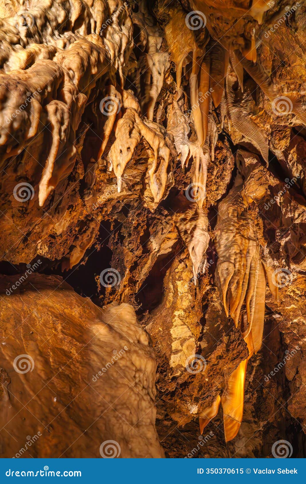 The Bozkov dolomite cave stock image. Image of culture - 350370615