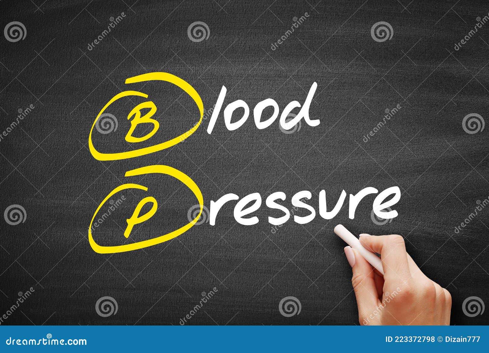 BP - Blood Pressure Acronym, Concept Background Stock Photo - Image of ...