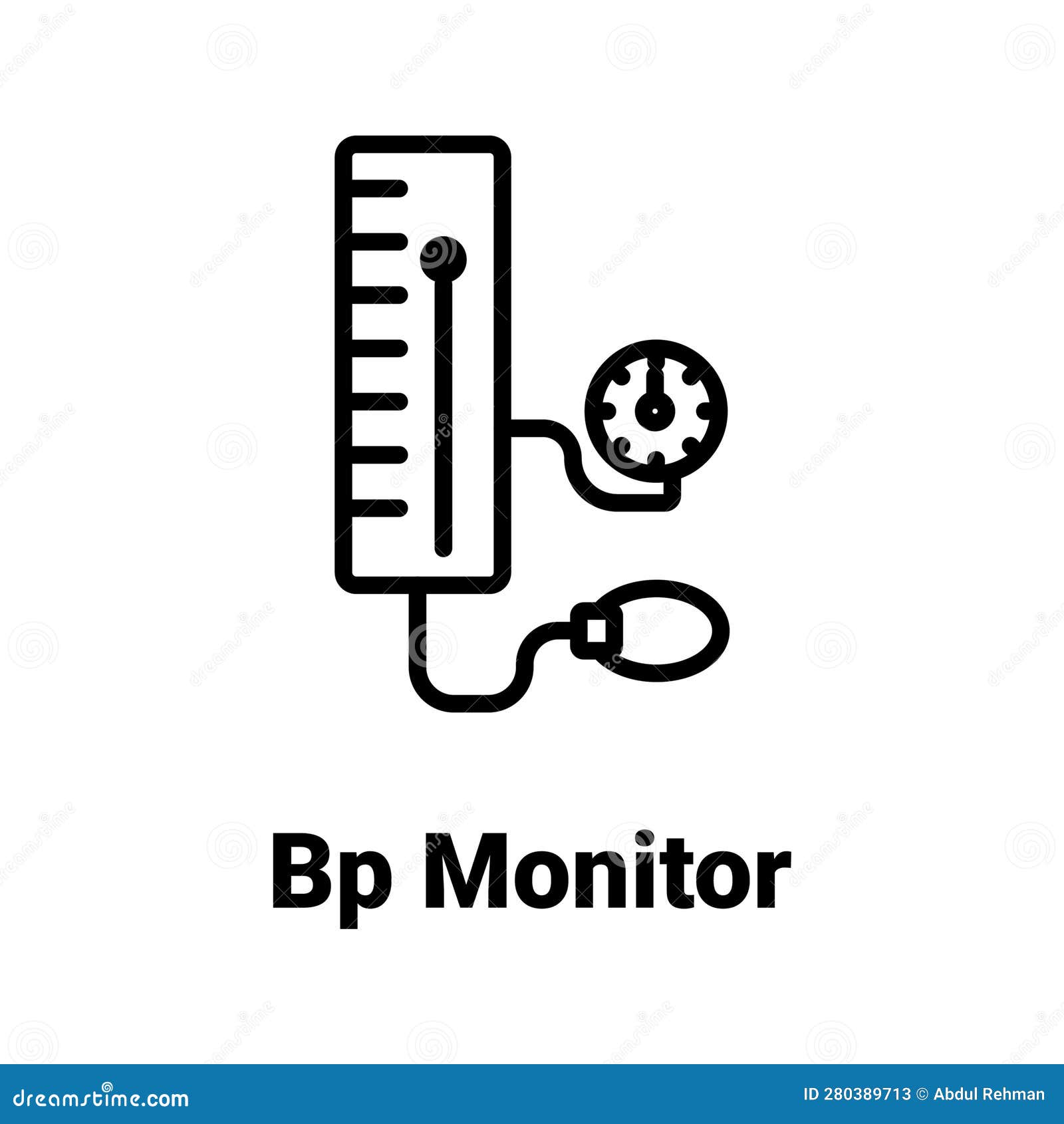 Bp Checking Machine Vector Icon Easily Modify. Stock Vector ...