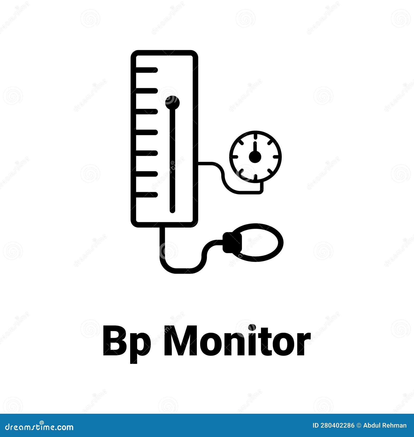 Bp Checking Machine Vector Icon Easily Modify. Stock Vector ...