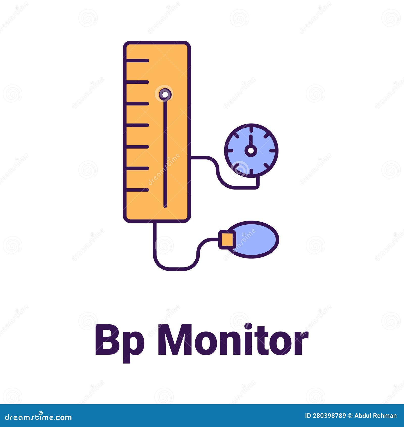 Bp Checking Machine Vector Icon Easily Modify. Stock Vector ...